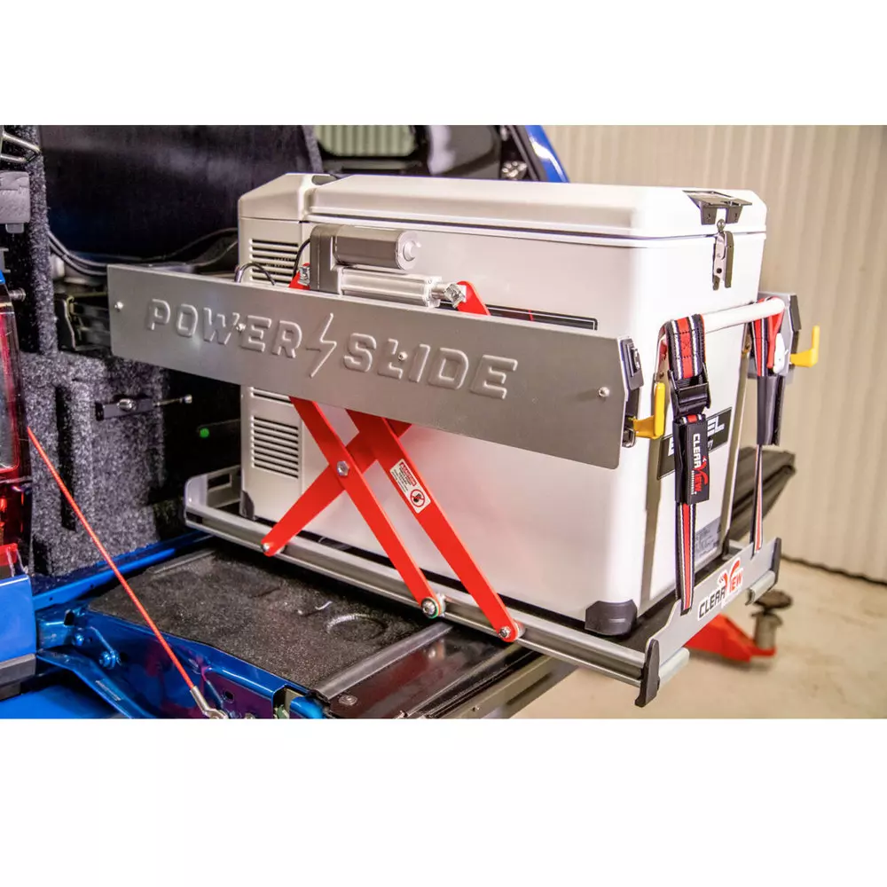 Power Slide - Lowering Travel Fridge Slide by Clearview