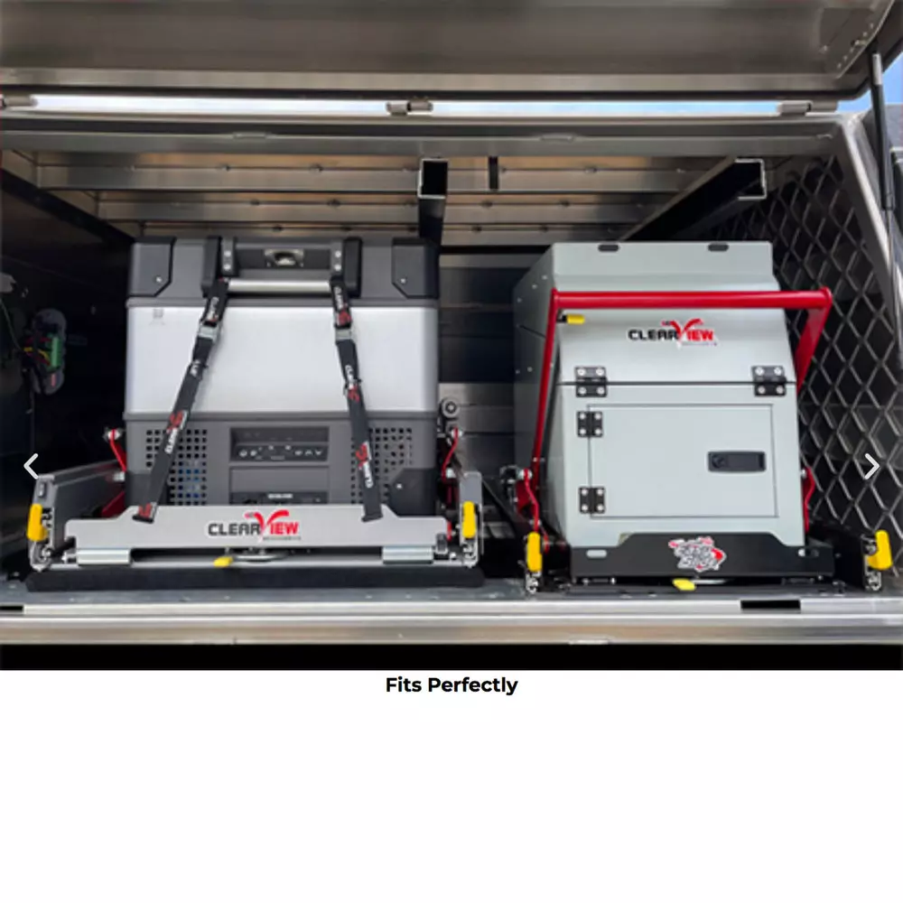 Power Slide - Lowering Travel Fridge Slide by Clearview